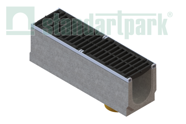Купить водоотводный лоток BetoMax DN200 каскад, с насадкой